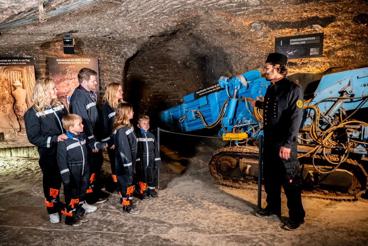Tunnel map - Your way through the Berchtesgaden Salt Mine